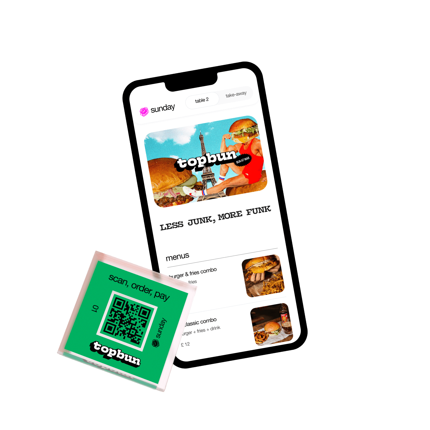 sunday - the smartest way to order and pay